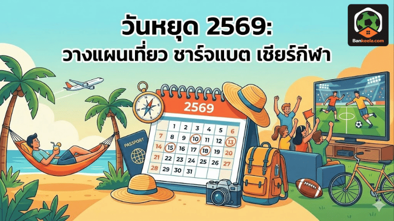 เช็กแล้วจดเลย! “วันหยุด 2569” วางแผนหยุดยาว เที่ยว ชาร์จแบต และตาม ...